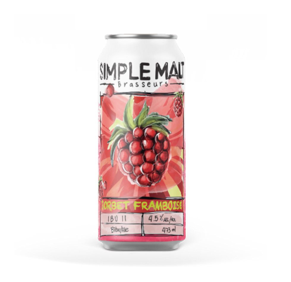 Simple Malt - Sorbet berliner aux framboises - Espace Houblon